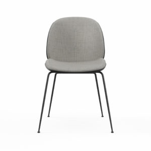 BEETLE SIDE CHAIR, UPHOLSTERED W/ BLACK LEGS (QUICKSHIP) - Pine and South